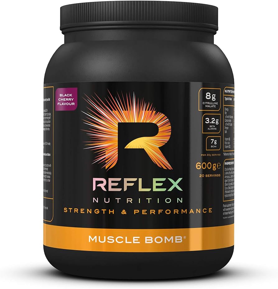 Reflex Nutrition Muscle Bomb 600g Black Cherry — Health Pharm